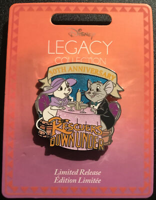 Disney Store Legacy Collection Pin 30th Anniversary Rescuers Down Under ...