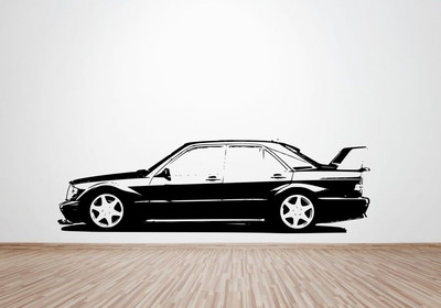 Mercedes 190E Evo Evolution 2 2.5-16 wall art Graphic decal sticker ...