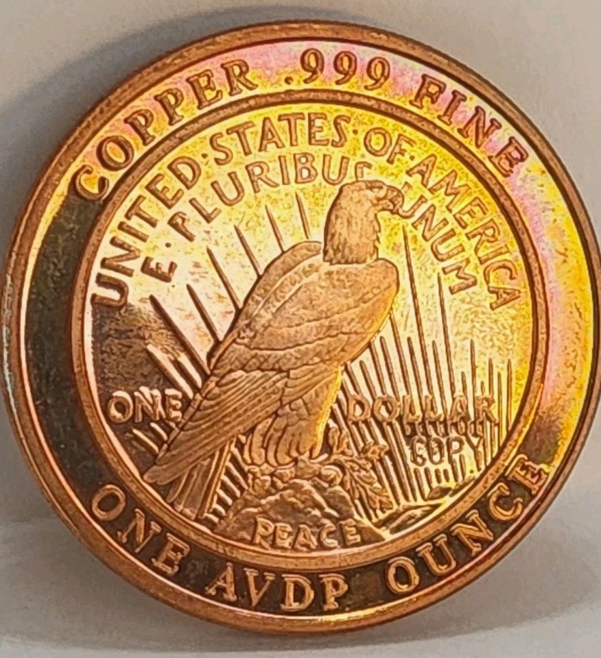 1 Full Pound .999 Fine Copper Rounds 16 Coin Lot ( BEST FULL LB COPPER ...