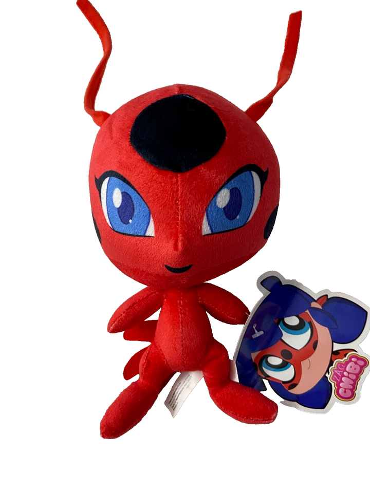 Miraculous Ladybug Complete Set of 8 Plush Toys 7-9 inch Zag Chibi NWT ...