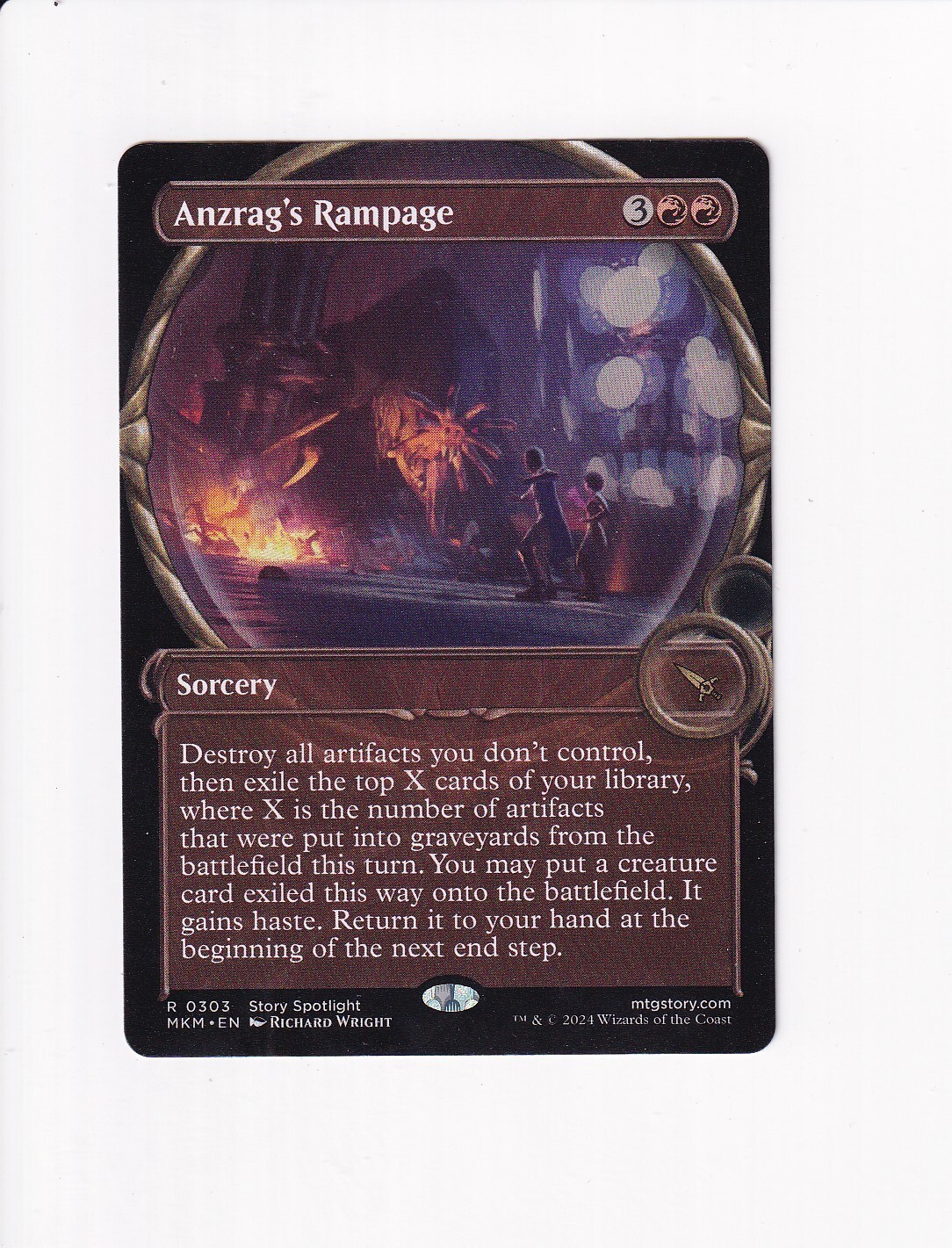 MAGIC THE GATHERING MTG MURDERS AT KARLOV MANOR ANZRAG'S RAMPAGE ...