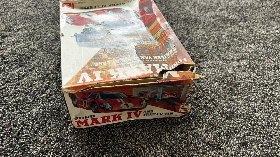 RARE MPC Ford Mark IV Trailer Van 504-300 1/25 Scale Model Kit HTF ...