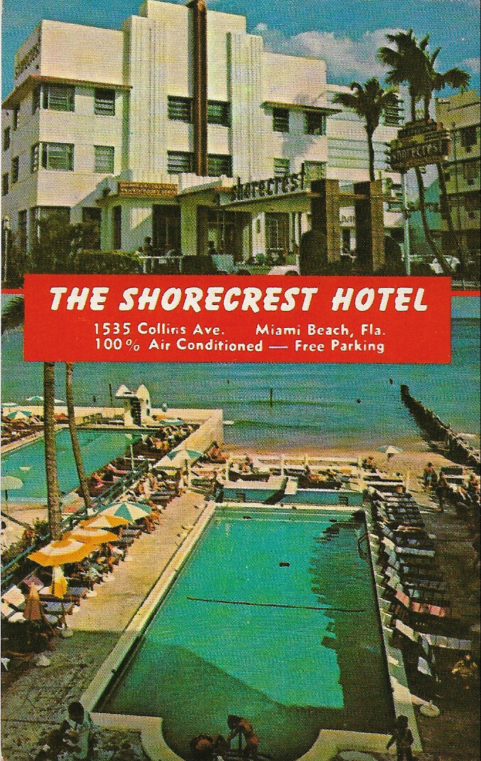 Miami Beach FL "The Shorecrest Hotel" Postcard Florida | eBay