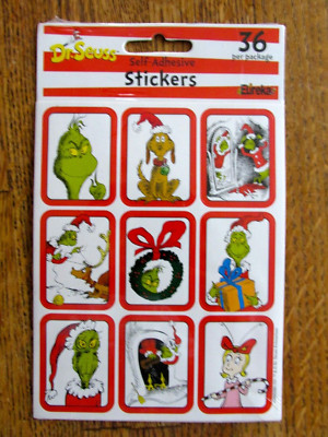 Grinch Self Adhesive Stickers | eBay