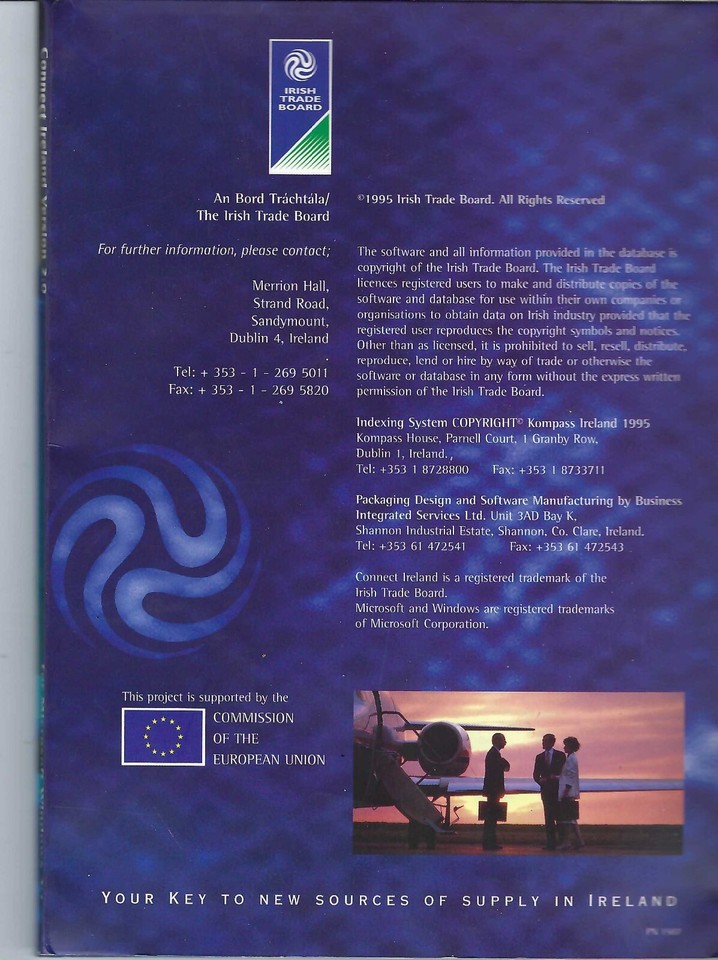 ITHistory (1995) IBM PC Software: Connect Ireland V2.0 Database ...