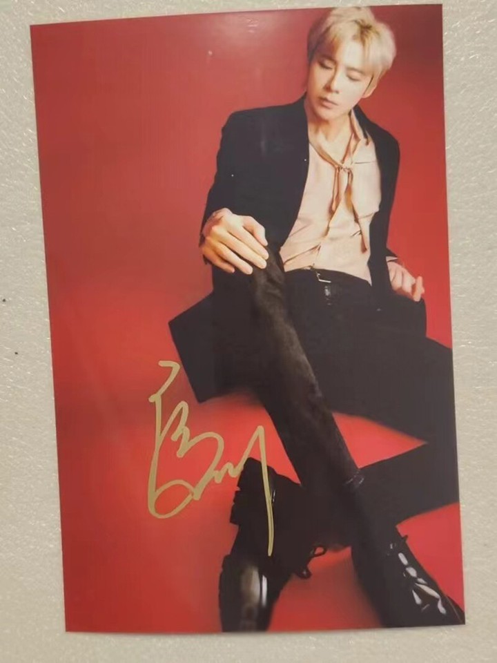 Liu Yuning Signed Autographed Photo Autograph 6" Collection | eBay