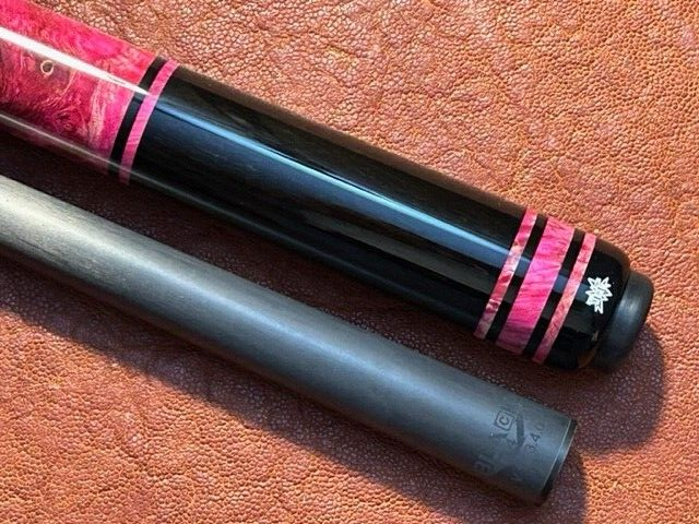 TNT Custom Pool Cue 1 of 1 With Jacoby Black Carbon Fiber Shaft. Dr ...