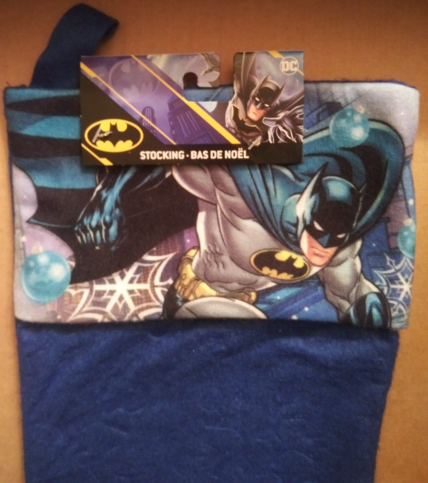 DC BATMAN BLUE Felt Christmas Stocking | eBay