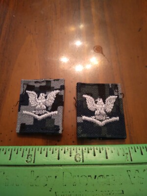 Patch- U S Navy- Blue Digital PO3 Petty Officer Third Class (22-2708 ...