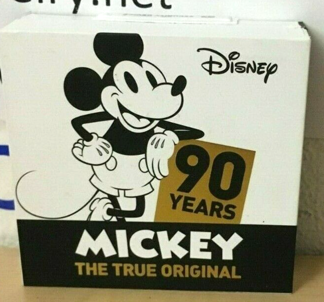 Disney MICKEY THE TRUE ORIGINAL Crystal ICON Gold HEART Mickey NECKLACE ...