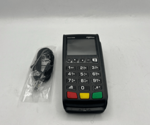 Ingenico Desk/3500 DES350-USBLU03A Black Handheld Ethernet Credit Card ...