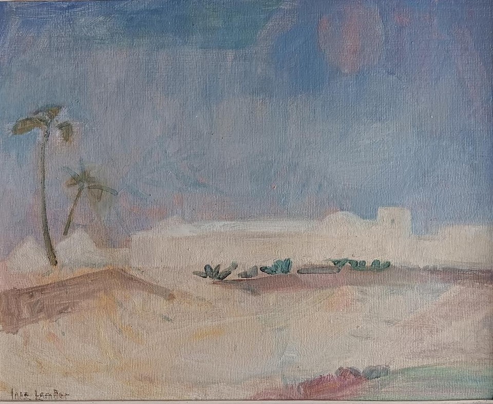 Inez Leander 1879-1969 Original Desert Oil Painting Signed | eBay