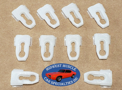 Ford Side Belt Body Fender Door Quarter Hood Trunk Molding Trim Clips ...