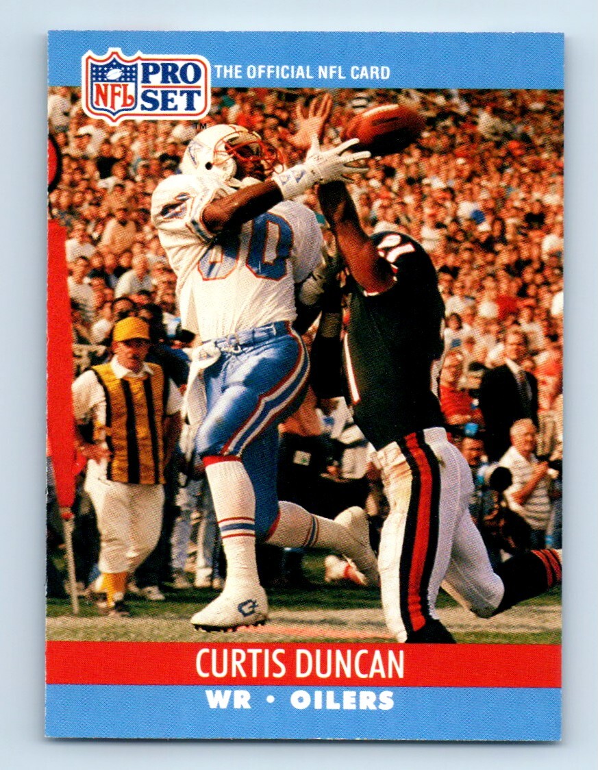 1990 Pro Set Curtis Duncan Houston Oilers #509 | eBay