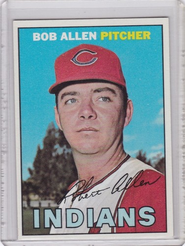 1967 Topps Baseball Card #24 Bob Allen Cleveland Indians - Ex-ExMt | eBay