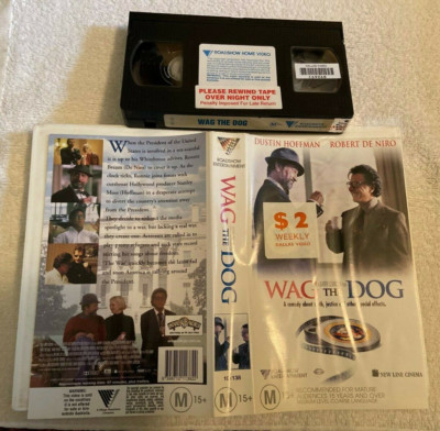 WAG THE DOG - ROBERT DE NIRO, DUSTIN HOFFMAN - VHS VIDEO TAPE | eBay ...