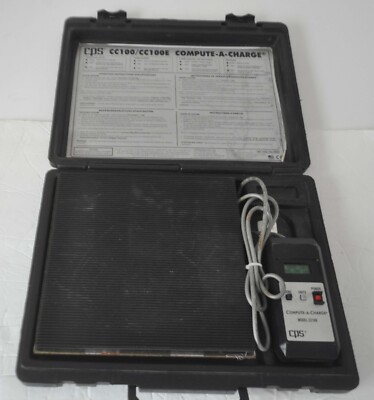 CPS CC-100 Compute-A-Charge HVAC Refrigerant Scale Tested | eBay