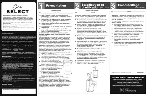 Wine Ingredient Kit - CRU SELECT California Style Pinot Noir ...