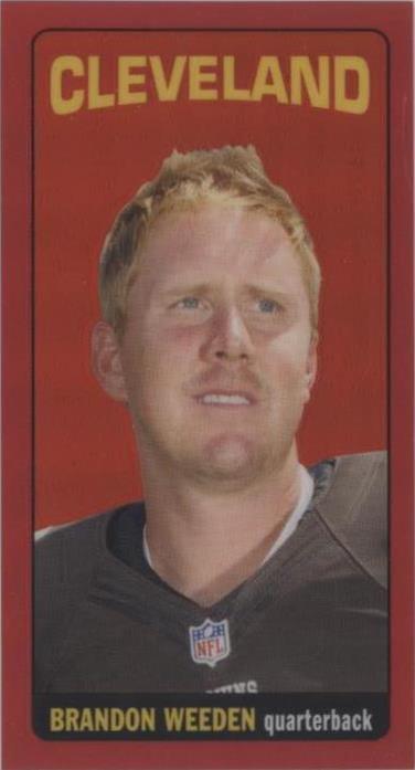 2012 Topps Chrome - 1965 Design Brandon Weeden #6 Red Border Refractor ...