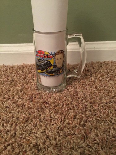 Vintage Rusty Wallace Penske Racing Miller Genuine Draft Beer Mug Glass ...