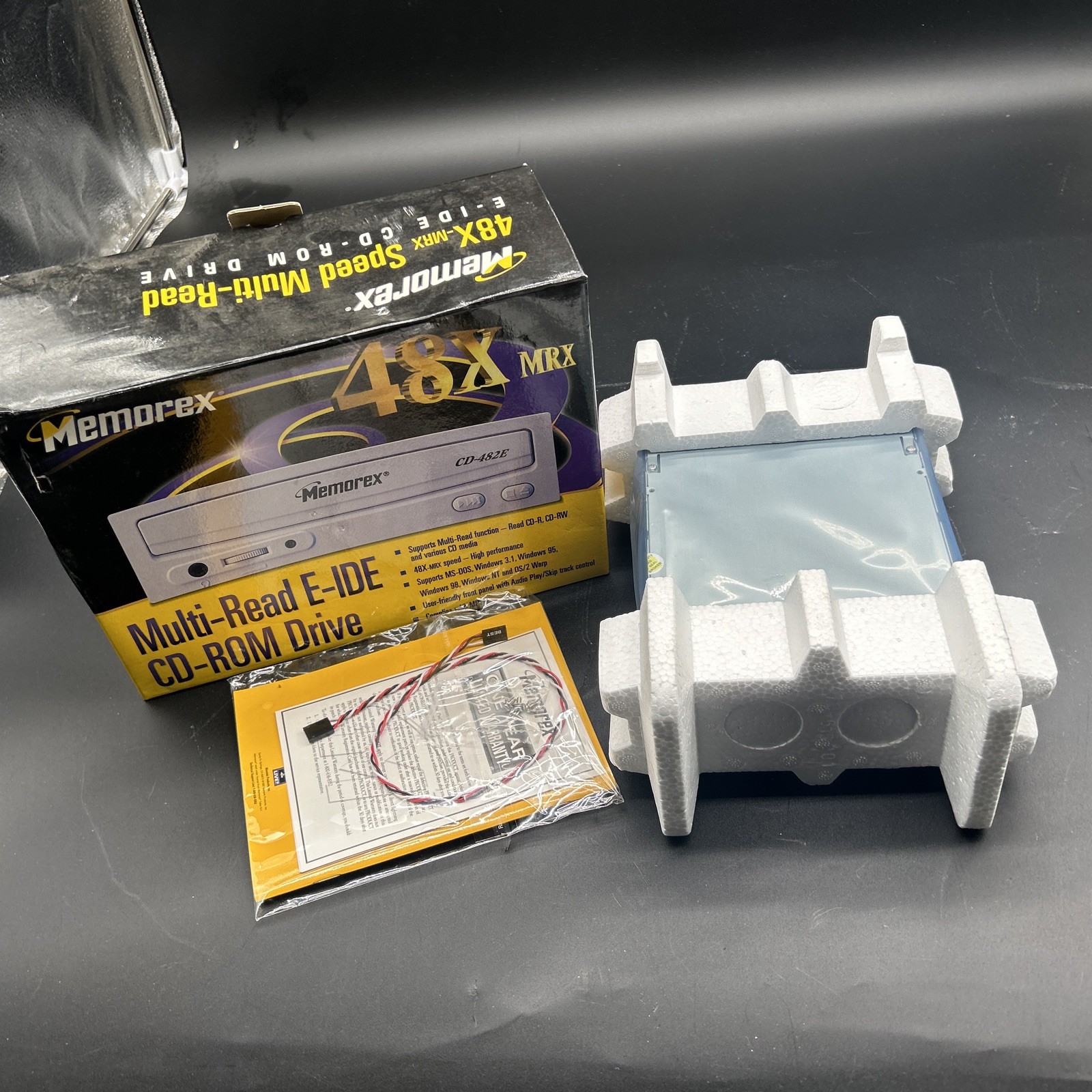 Memorex 48x Multi-Read E-IDE CD-ROM Drive, model CD-482E Open Box | eBay