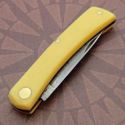 Case XX 3137 CV Sod Buster Jr Knife USA 2020 10 Dots Yellow Synthetic ...