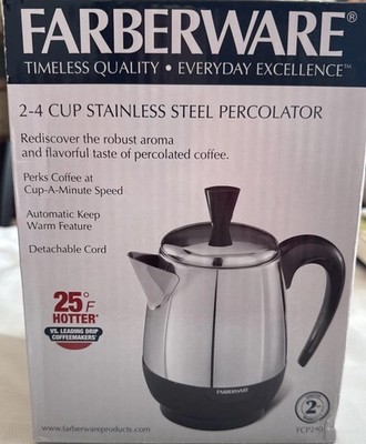 Farberware 2-4 cup Electric Coffee Pot - New | eBay