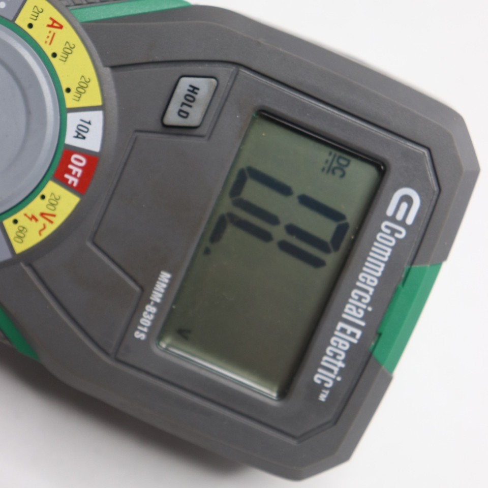 Commercial Electric CE Manual Range Digital Multimeter MMM-8301S ...