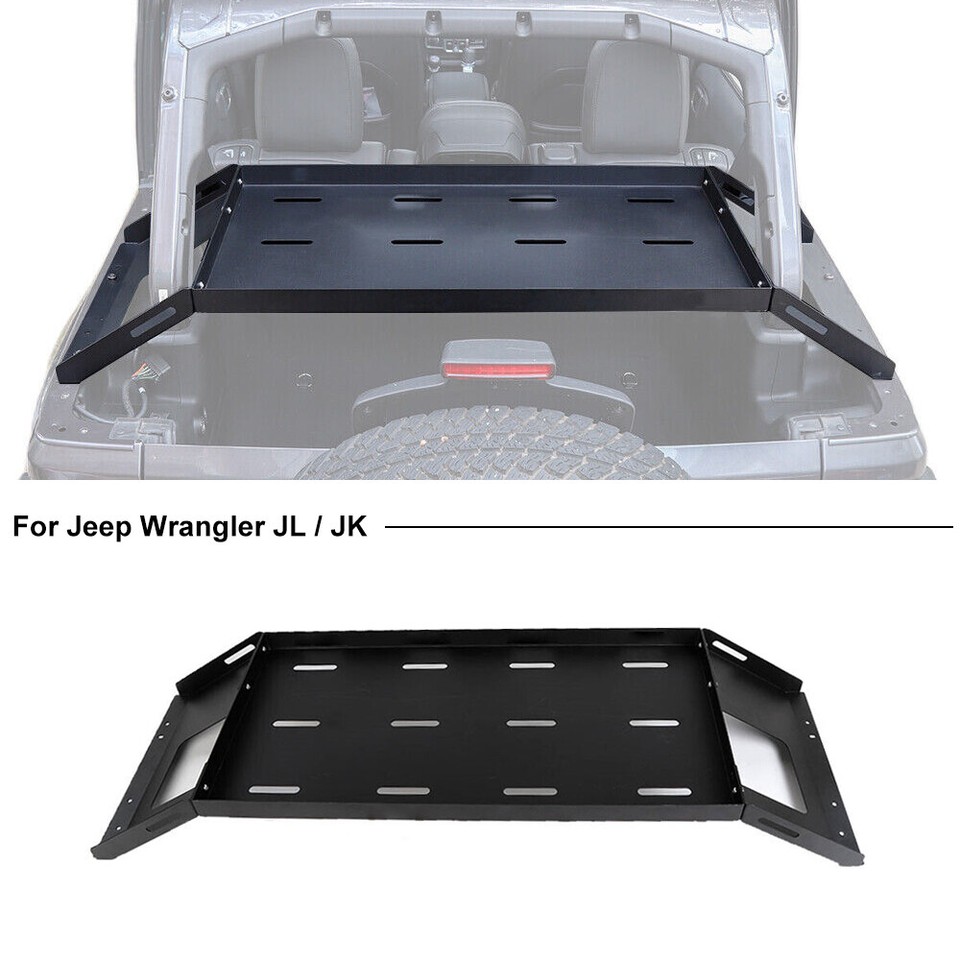 Rear Cargo Rack Luggage Storage Carrier Shelf Table for Jeep Wrangler ...