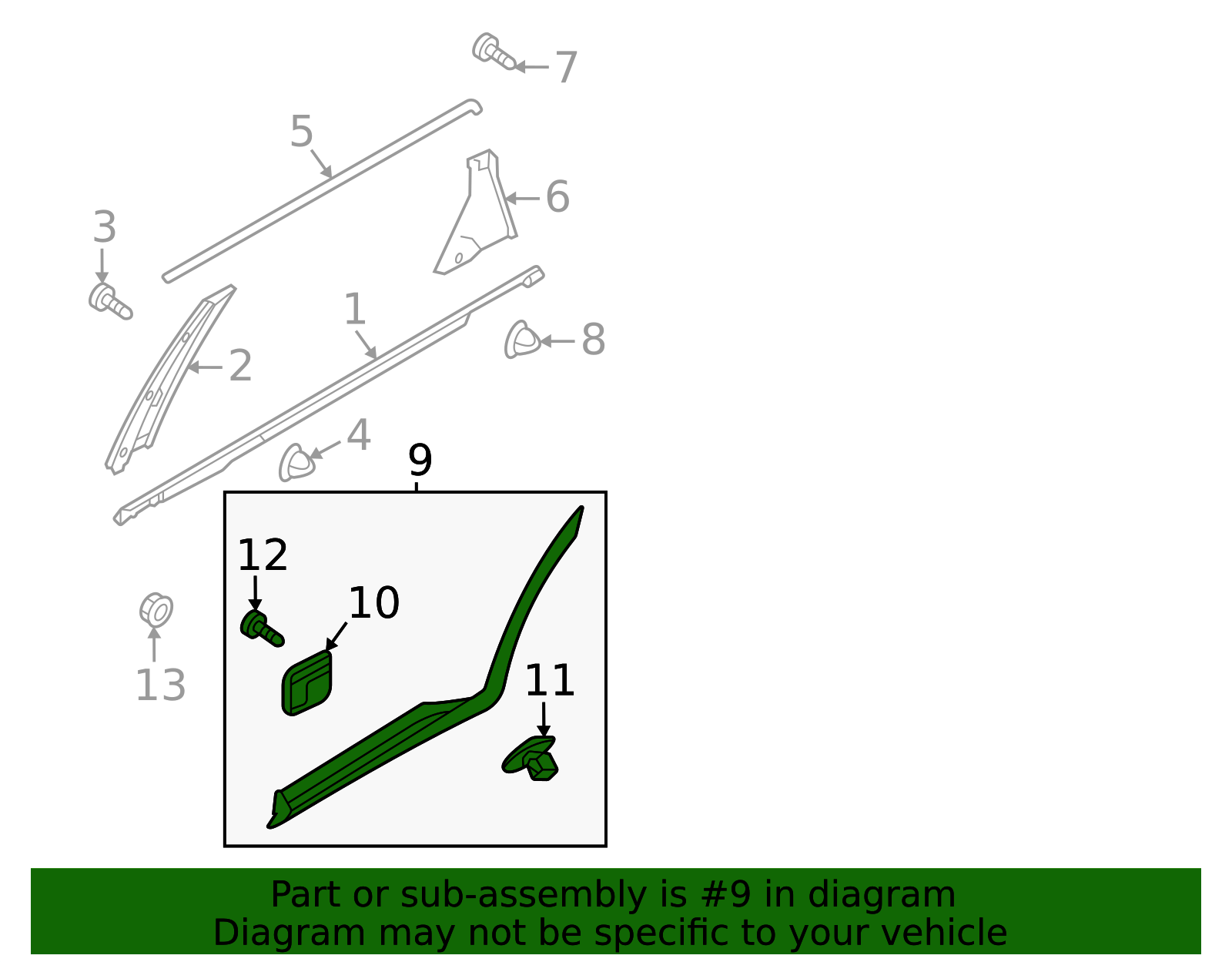 Genuine Kia OE Garnish Assy-Rr Dr S 87732-R5000 for sale online | eBay