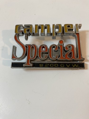 1978-1980 GMC Chevy Camper Special 8200 GVW Emblem Vintage OEM NOS ...