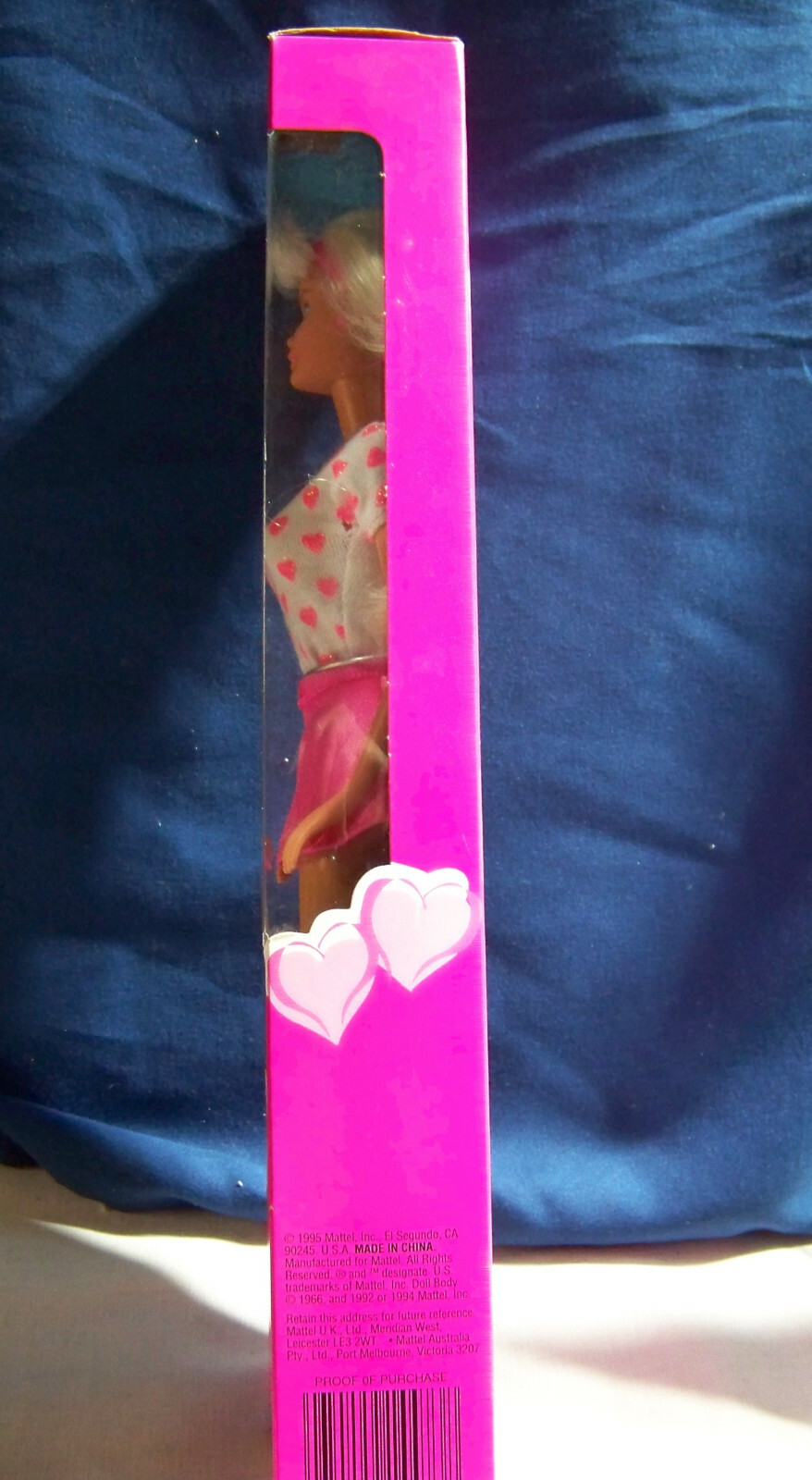 Vintage Barbie Doll PRETTY HEARTS BARBIE 1995 Mattel #14473 New in Box ...