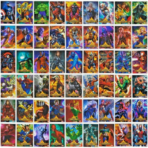 2019 Marvel Cards Full Set 116/116 + Box Spiderman Iron Man Hulk NO ...