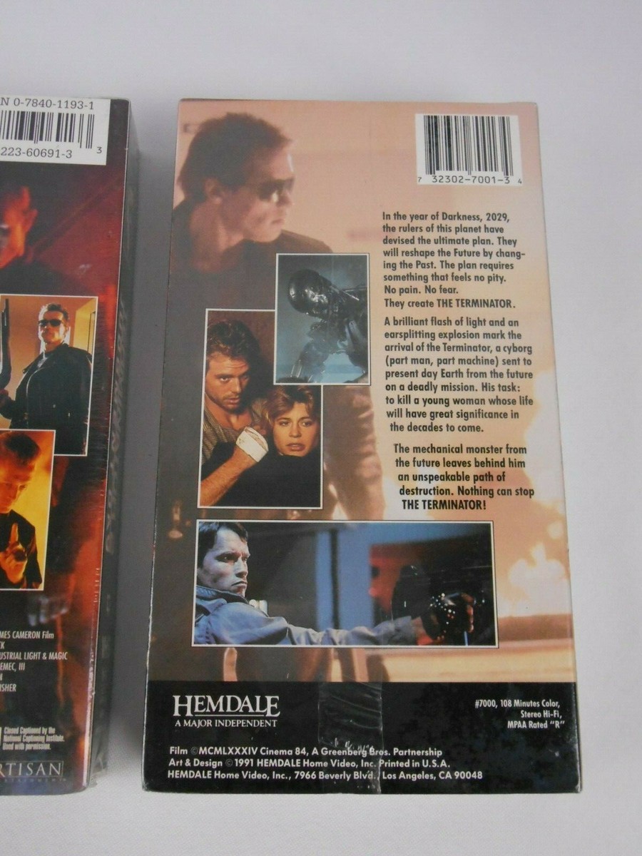 Terminador 1984 Vhs The Terminator VHS Tapes | EBay