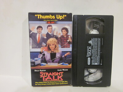 Straight Talk (VHS 1992) Dolly Parton, James Woods, Griffin Dunne ...