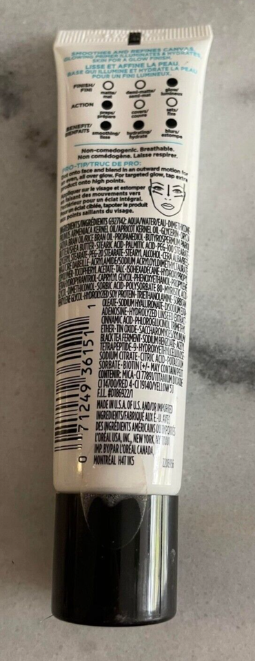 LOreal Infallible Glow Lock Illuminating Primer Shade 130 1.0 oz | eBay