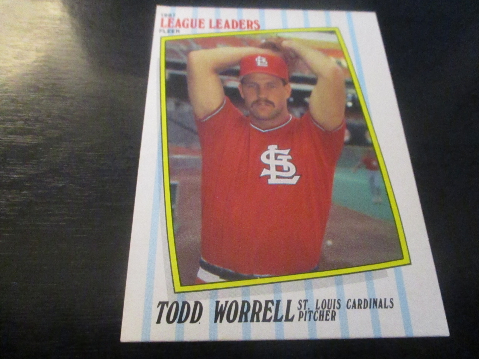todd worrell (st. louis cardinals-pitcher)1987 fleer ROOKIE CARD #44 of ...