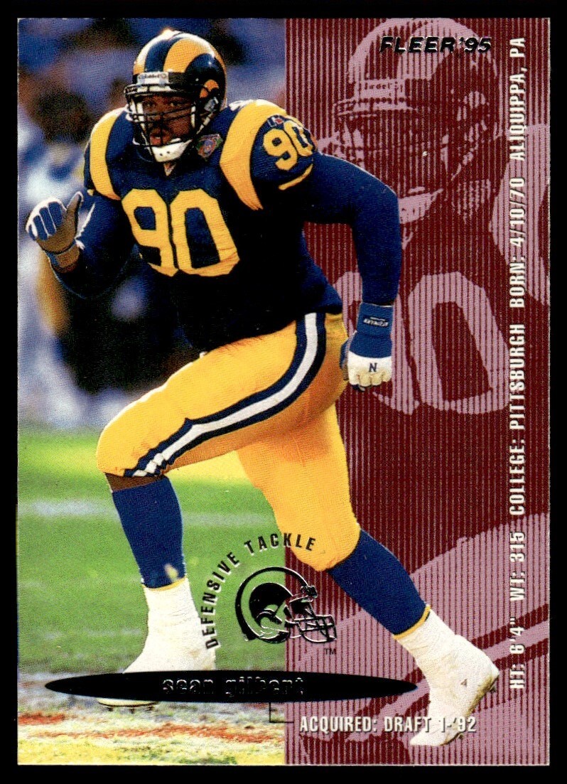 1995 Fleer Sean Gilbert St. Louis Rams #205 | eBay