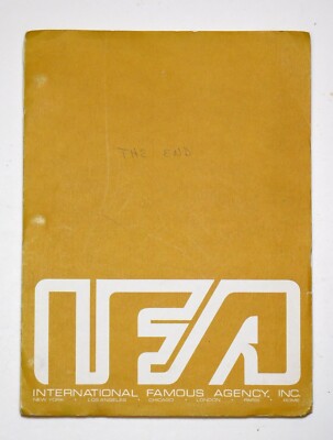 THE END (1978) Original Screenplay by Jerry Belson | eBay