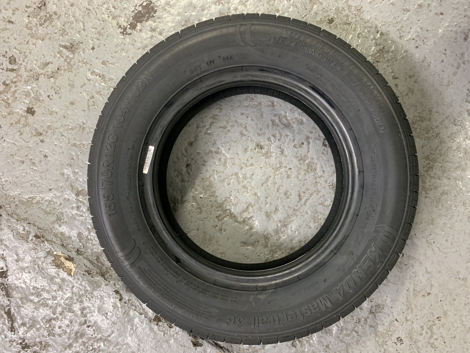 2 x 155/70 R12C Kenda Mastertrail 3G 104/102N 155 70 12 Trailer - TWO ...