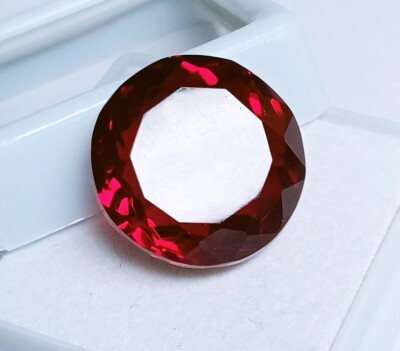Natural Hessonite Garnet Round Cut Red 13.45 Ct EGL Certified Loose ...