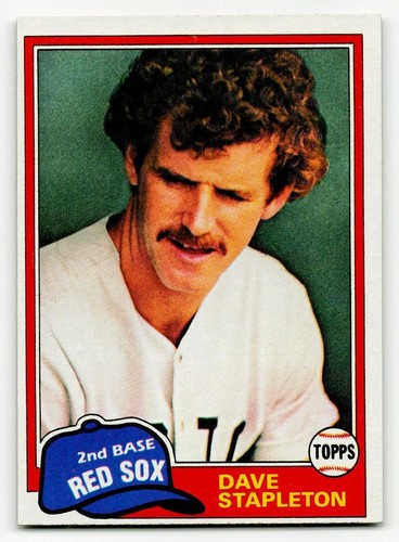 1981 Topps #81 - Dave Stapleton RC - Boston Red Sox - NM/MT - ID106 | eBay