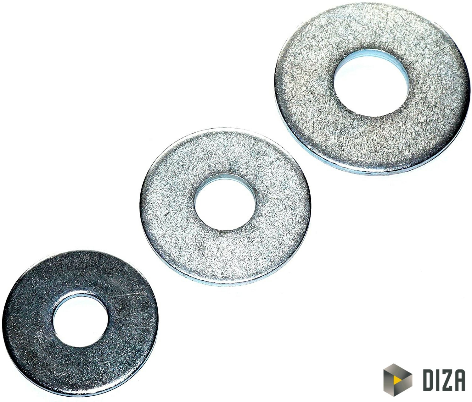 Karosseriescheiben Unterlegscheiben DIN 9021 Stahl gal.verzinkt M3 M12 ...