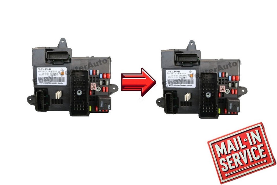 BCM Body Control Module Fuse Box CLONE SERVICE For 05-11 Chevrolet ...