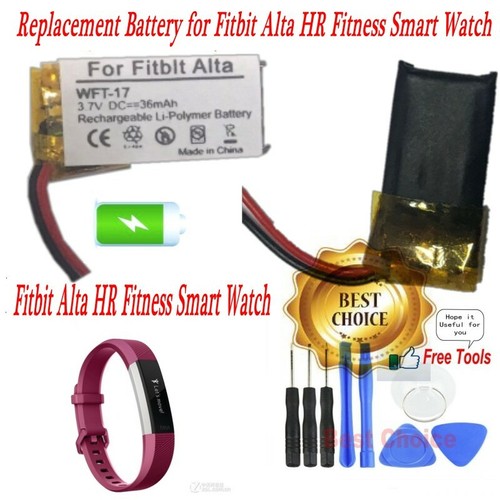 New Replacement Battery 36mAh for Fitbit Alta HR Fitness Activity ...