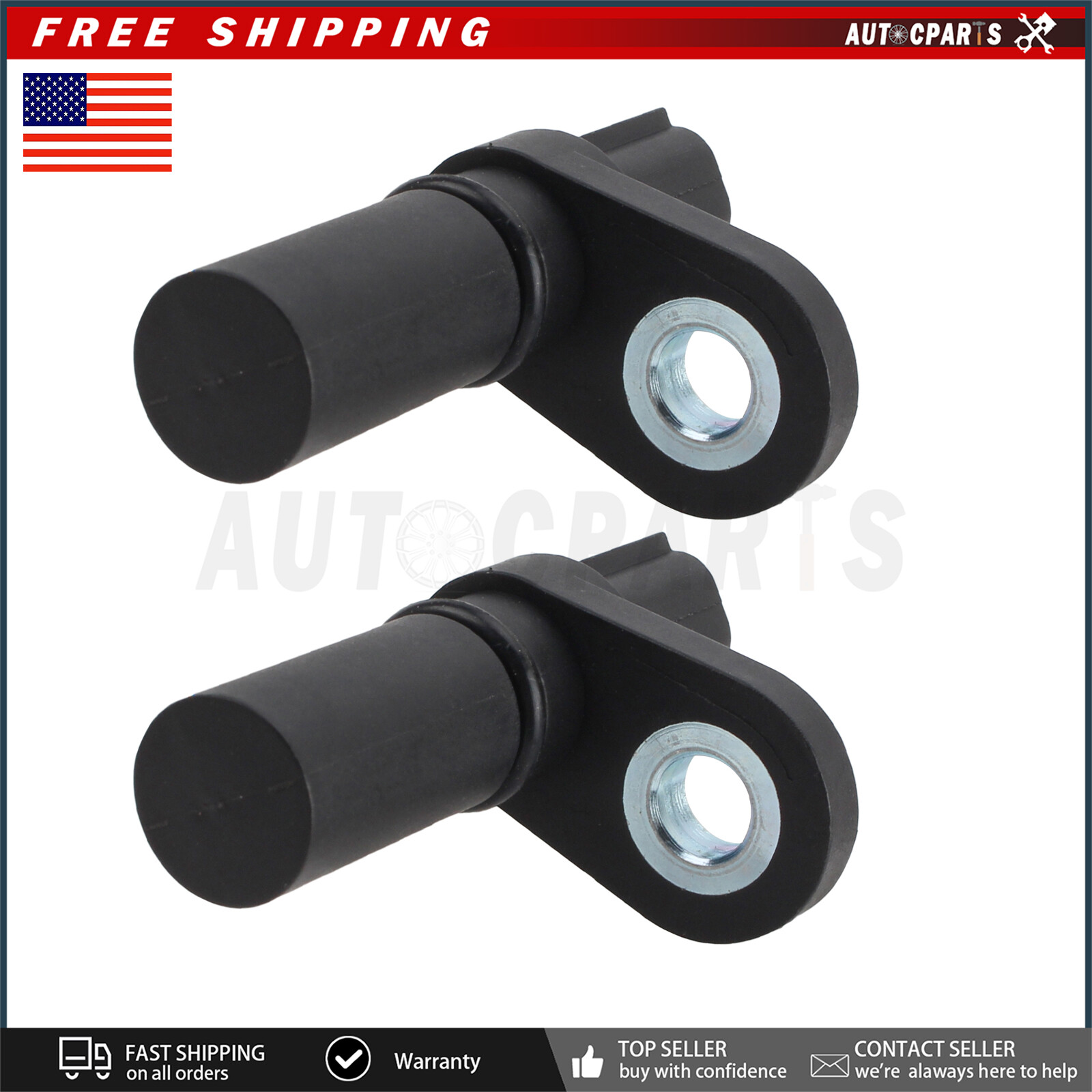 Set of 2 Camshaft Position Sensors for E150 Van E250 E350 E450 E550 ...