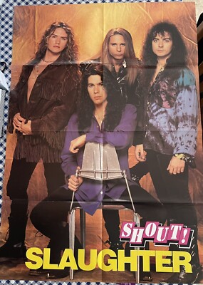 Vintage Slaughter Mark Blas Elias Dana Strum Giant Magazine Poster ...