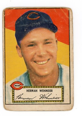 1952 TOPPS Baseball HERMAN WEHMEIER Card #80 Poor condition | eBay