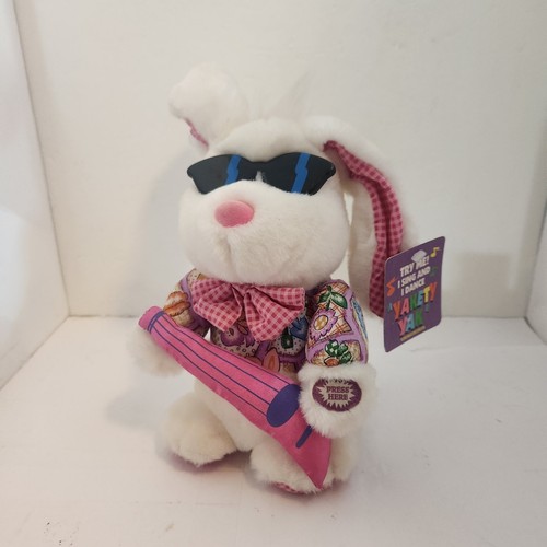 Vintage 9" Dan Dee Animated Sing/Dance Easter Bunny Tested Works | eBay