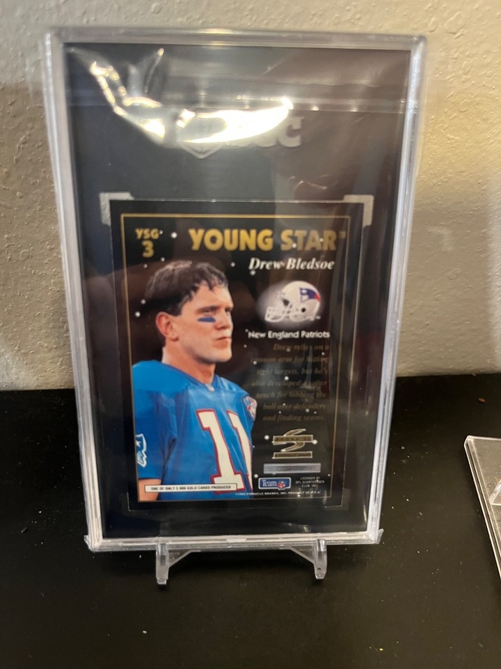 1995 Score Young Stars Gold Drew Bledsoe #YSG 3 New England Patriots ...